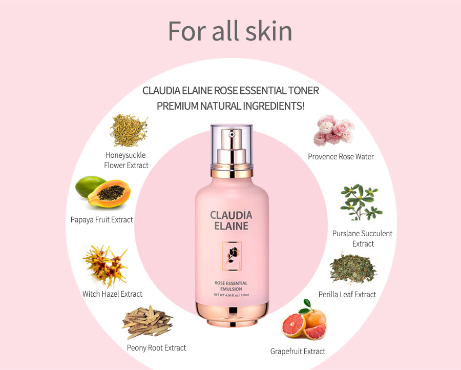 ROSE ESSENTIAL EMULSION – CLAUDIA ELAINE